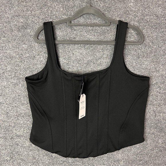 Express | Tops | New Express Black Body Contour Collection Corset Tank ...